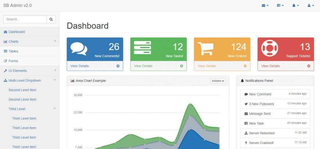 Best Free Bootstrap Admin Templates 2023 - OnAirCode