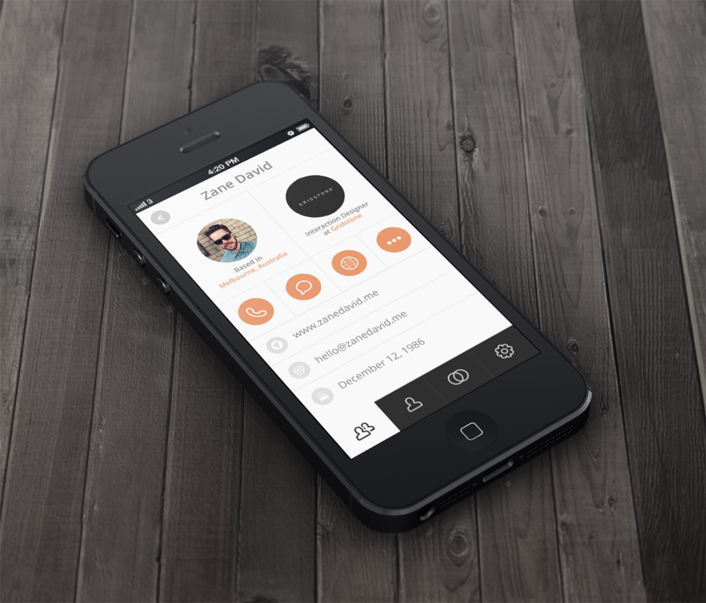 Mobile Tabs UI Design For UX Design - OnAirCode