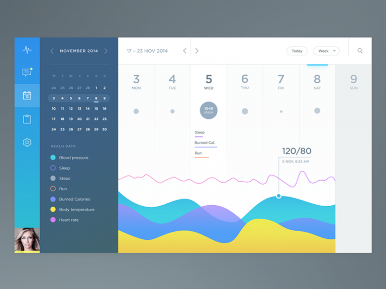 Material Design Calendar App UI Design - OnAirCode