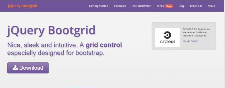 10 Best Jquery Grid Plugin For Web Designer Onaircode