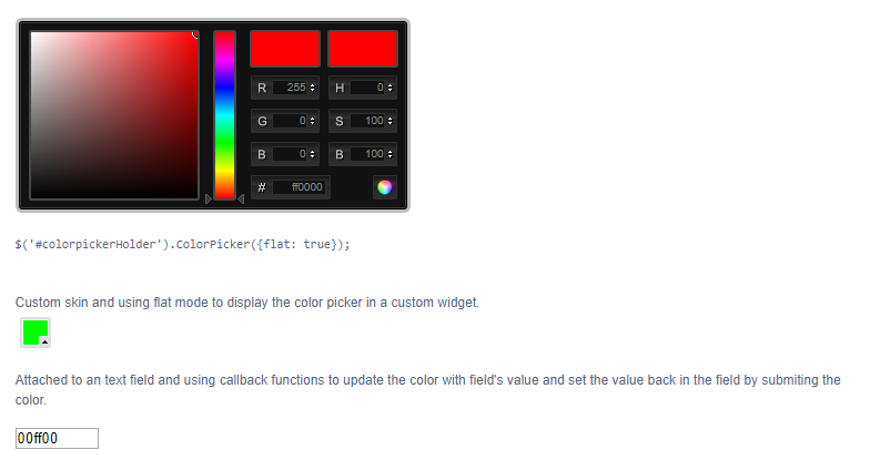 12 Best Javascript Color Picker Plugins Onaircode