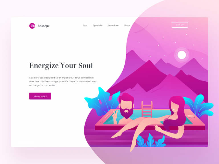 35+ Beautiful Website Header Design Concept - OnAirCode
