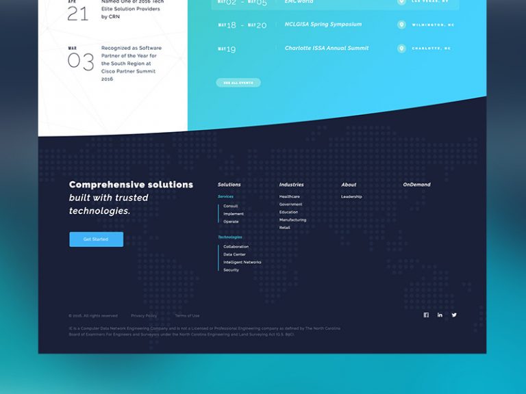 20+ Creative Website Footer UI Design - OnAirCode