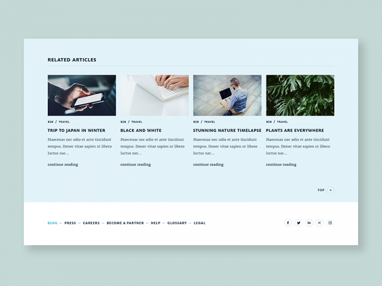20+ Creative Website Footer UI Design - OnAirCode