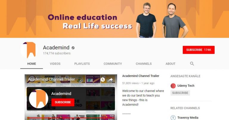 20+ Best YouTube Channels for Web Designers - OnAirCode
