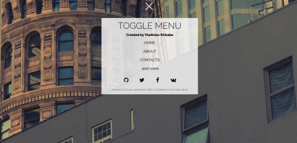 20 Toggle Menu Css Examples With Source Code Onaircode