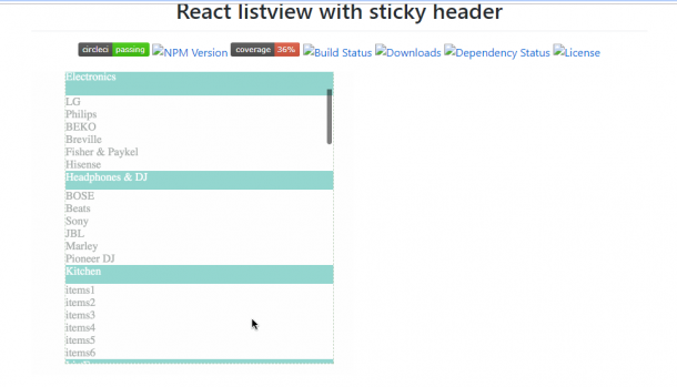 React Sticky Header Elements Component On Scroll Onaircode