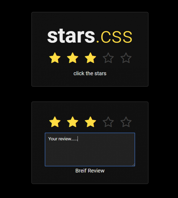 20 Five Star Rating Css And Javascript Examples Onaircode