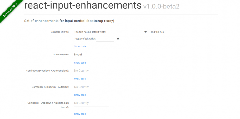React Form Component Libraries Collection Onaircode