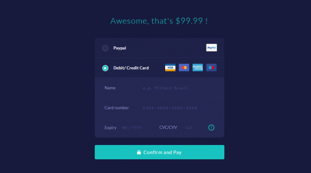 20 Best Checkout Forms With Css And Javascript Onaircode