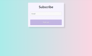 17 Beautiful CSS Subscription Form Design - OnAirCode