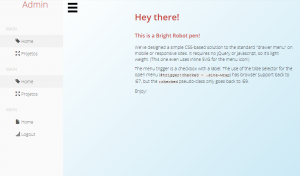 18+ CSS Off-Canvas Menu Navigation - OnAirCode