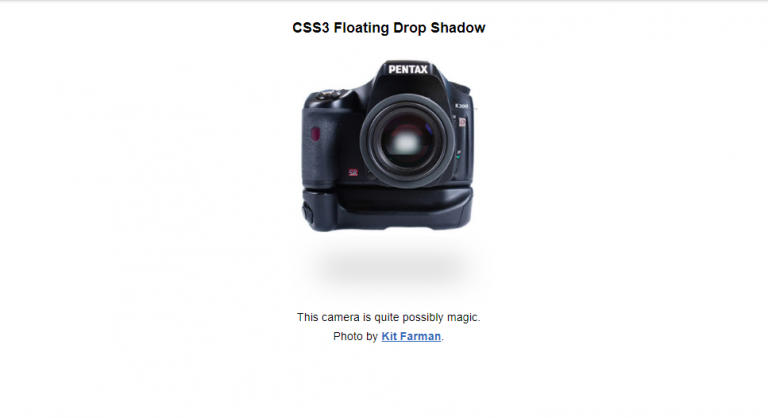12+ Image Shadow CSS Effect Examples - OnAirCode