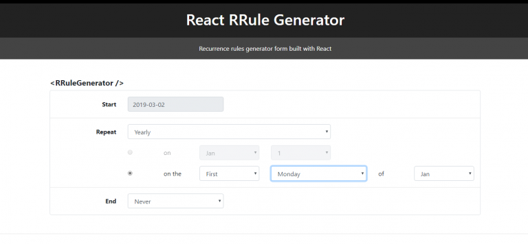 React Form Component Libraries Collection Onaircode
