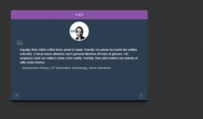 15+ Awesome CSS Testimonial Slider Examples - OnAirCode