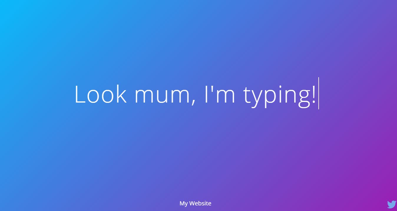 20 Text Typing Effect Css Animation Examples Onaircode