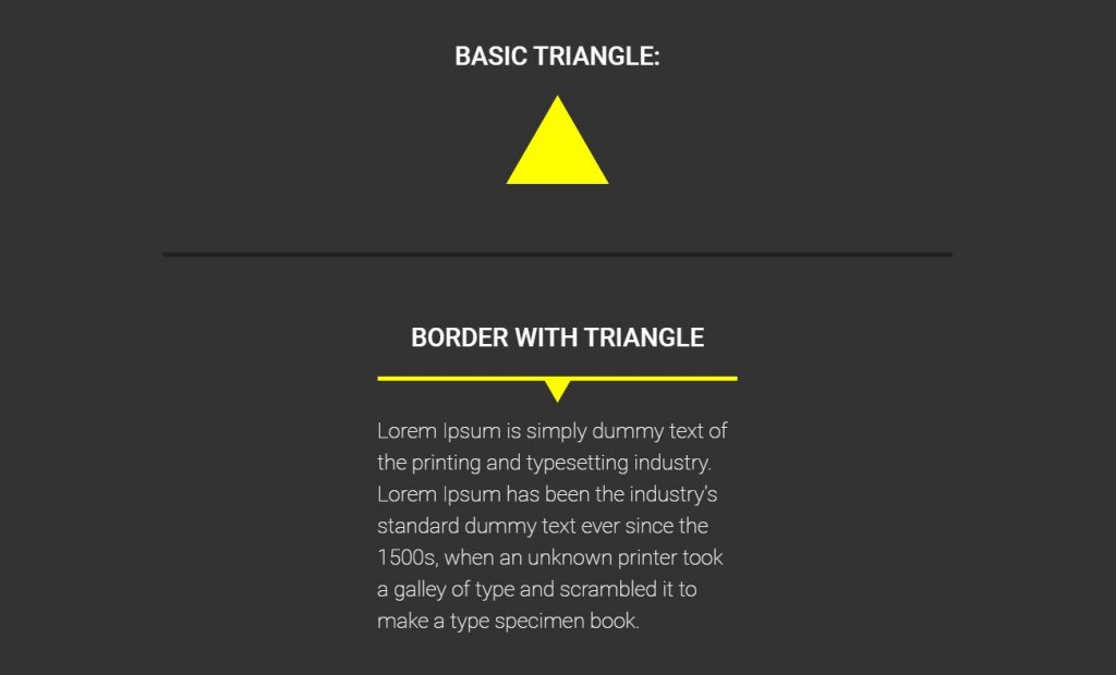23 Css Triangle Examples With Source Code Onaircode