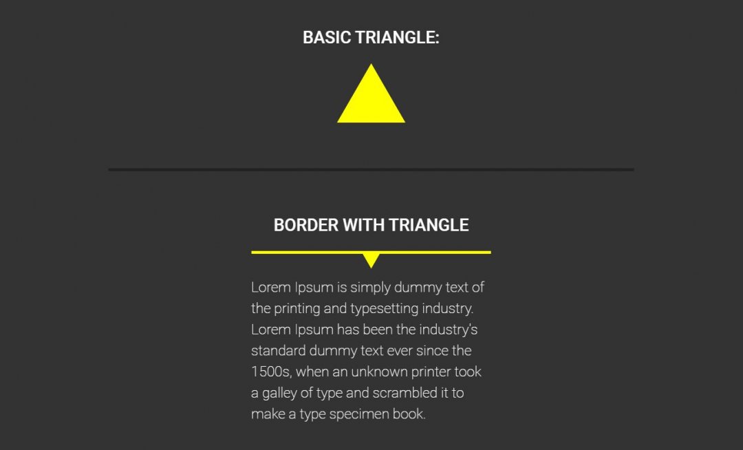 23 Css Triangle Examples With Source Code Onaircode