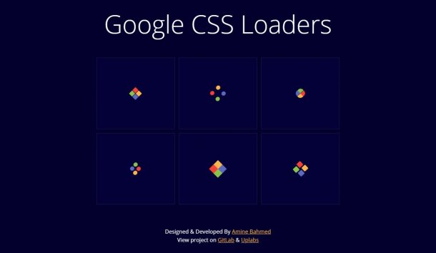 100+ Pure CSS Spinner Loading Examples - OnAirCode