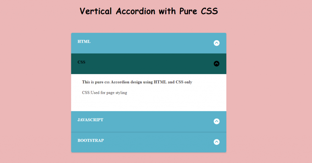 How To Make Vertical Accordion Menu With CSS OnAirCode How To Make Vertical Accordion Menu With CSS OnAirCode