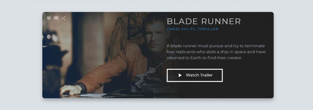 12+ Cool CSS Movie Card Examples - OnAirCode