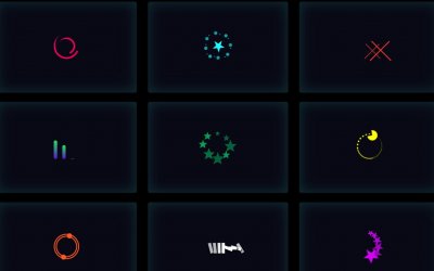 100+ Pure CSS Spinner Loading Examples - OnAirCode