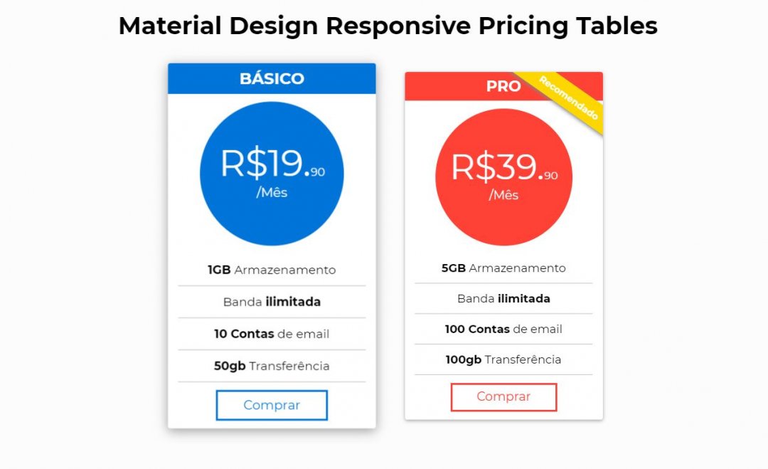 20 Html Css Pricing Table Examples Onaircode