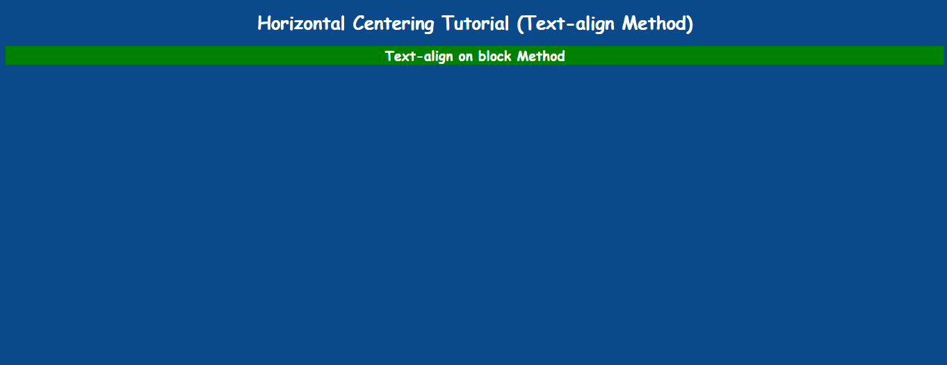 How to Horizontally Align Center a div Using CSS - OnAirCode How to Horizontally Align Center a div Using CSS - OnAirCode