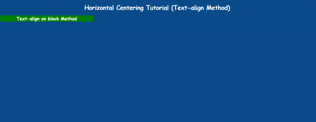 How To Horizontally Align Center A Div Using Css Onaircode