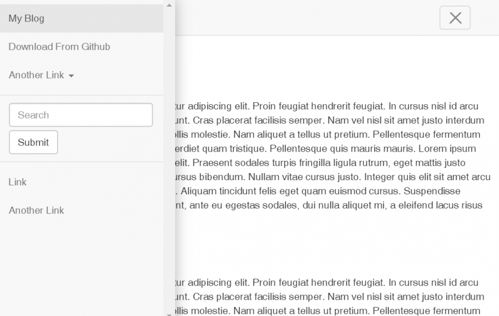 20 Bootstrap Off Canvas Menu Design Examples Onaircode
