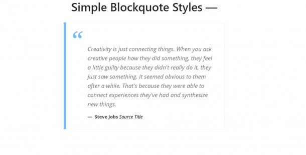 20+ Bootstrap Blockquote Examples Code Snippet - OnAirCode