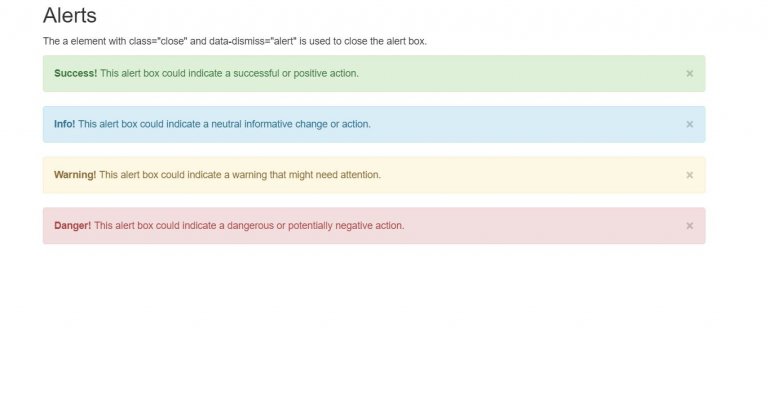 20+ Bootstrap Alert Box Examples Code Snippet - OnAirCode
