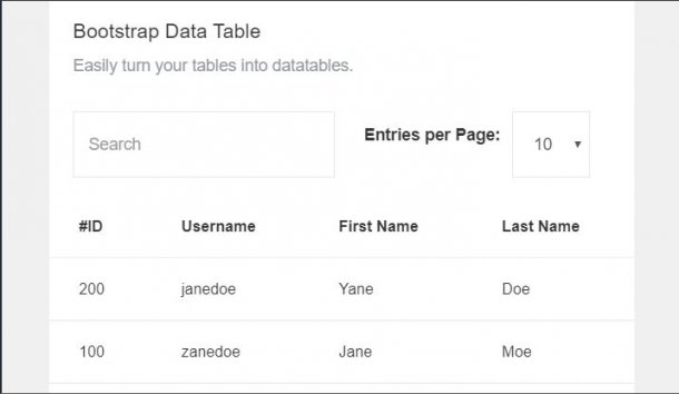 18+ Bootstrap Datatable Awesome Examples - OnAirCode 18+ Bootstrap Datatable Awesome Examples - OnAirCode