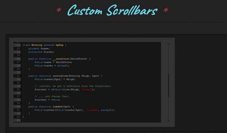 15 Bootstrap Custom Scrollbar Code Examples Onaircode
