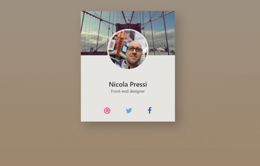15+ Bootstrap Profile Card Examples - OnAirCode