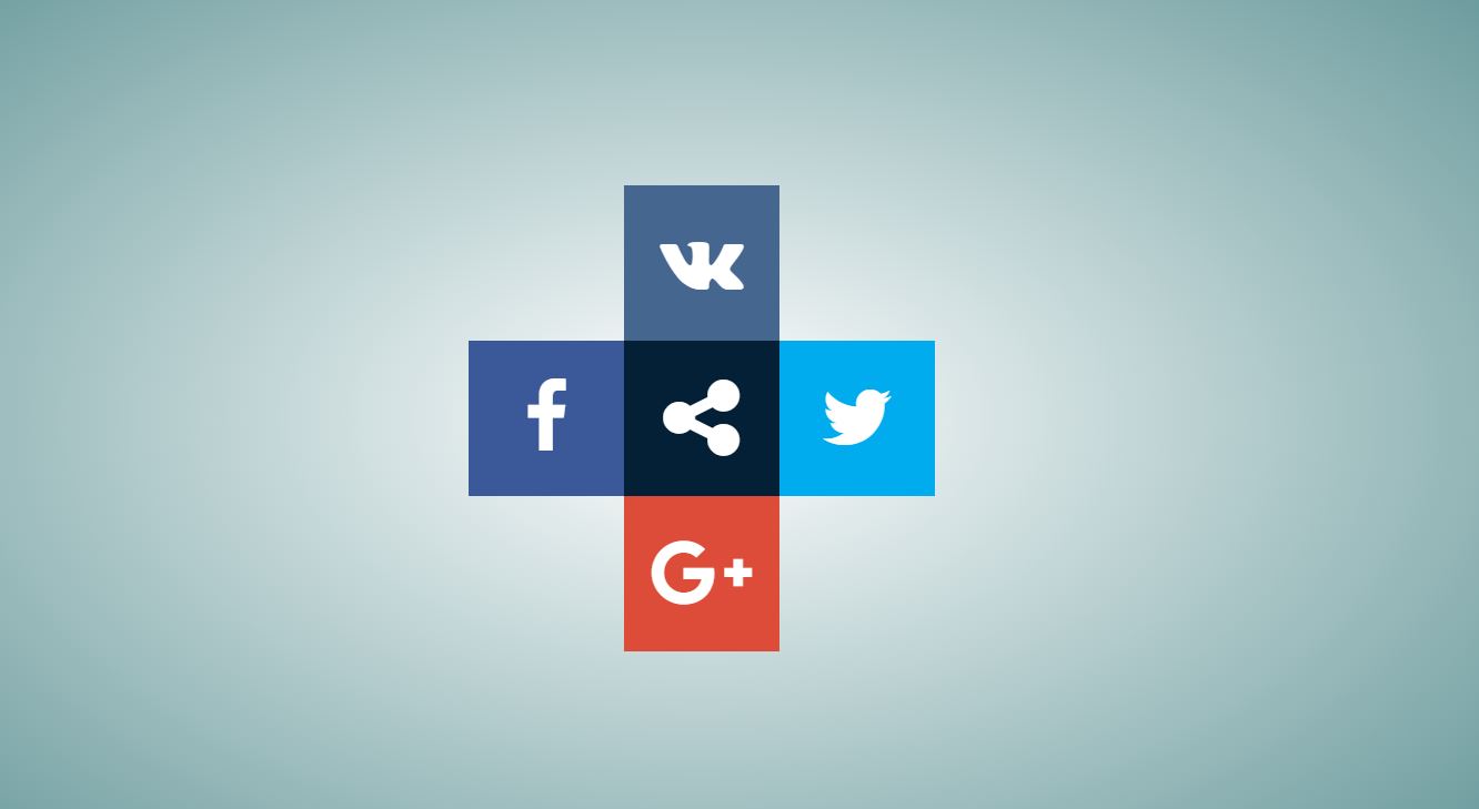 20+ Bootstrap Social Share Buttons Examples - OnAirCode