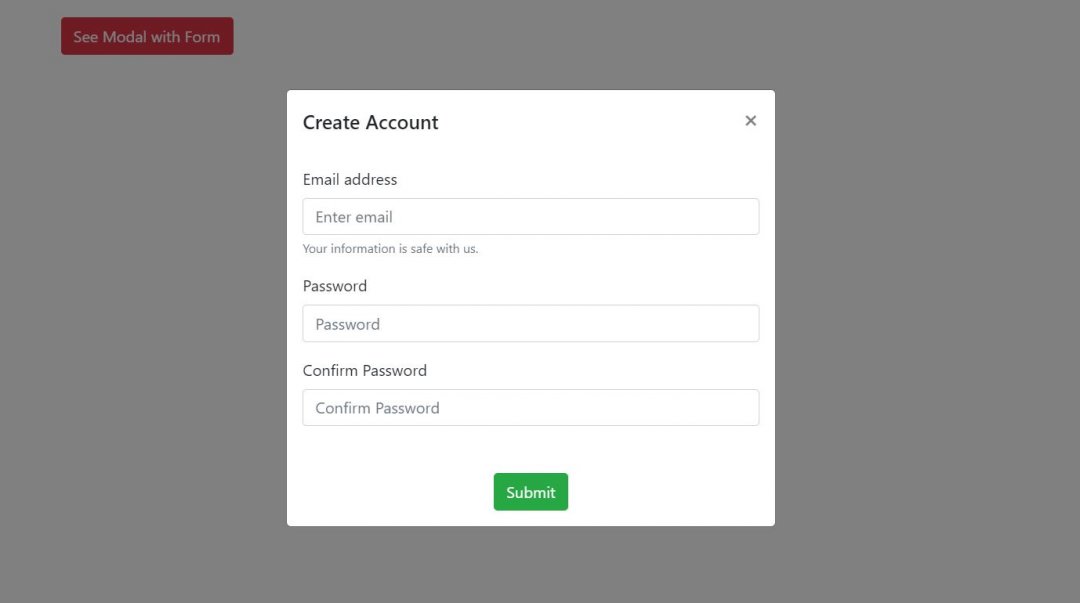 18+ Bootstrap Modal Window Examples Code Snippet - OnAirCode