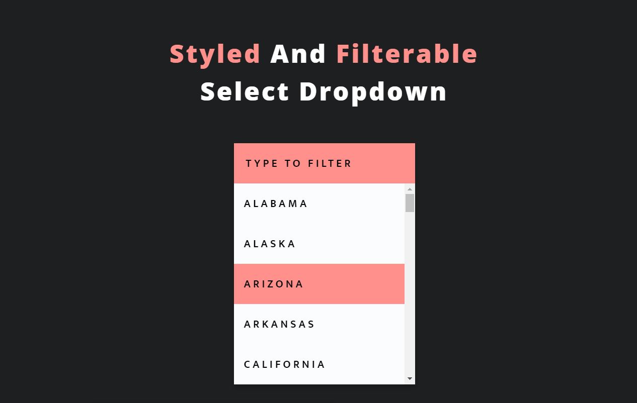 20 Javascript Dropdown Select Box Examples Onaircode
