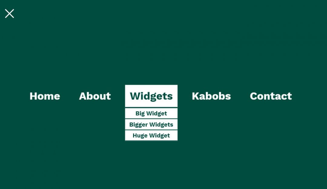 30+ JavaScript Fullscreen Menu Examples - OnAirCode