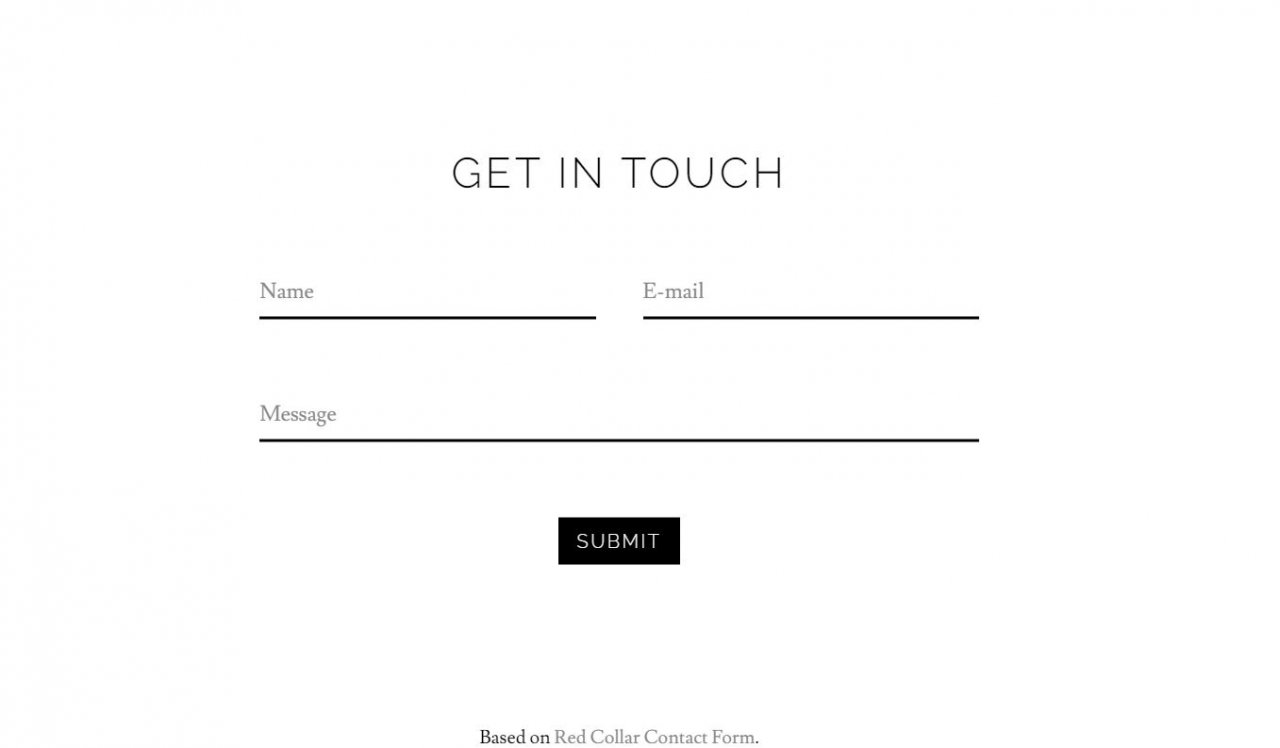 22+ JavaScript Contact Form Page Design Example - OnAirCode