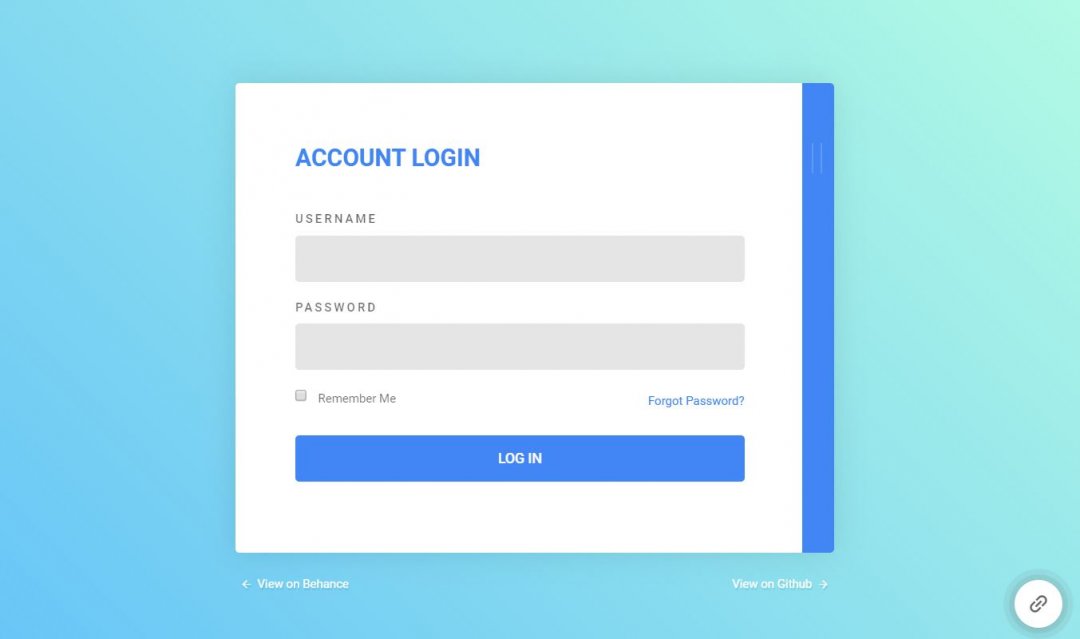 28 Javascript Login Form Design Examples Onaircode