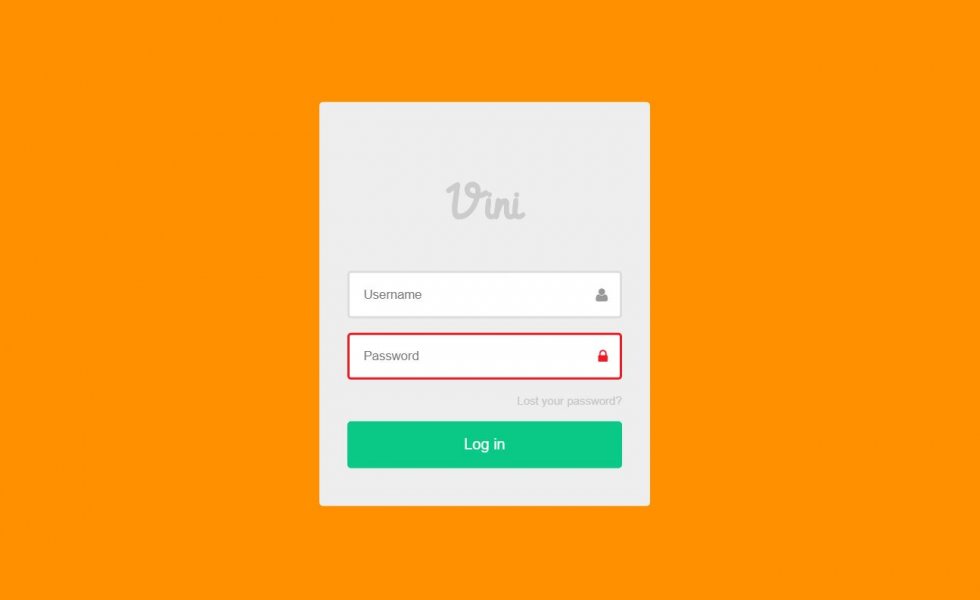 28+ JavaScript Login Form Design Examples - OnAirCode