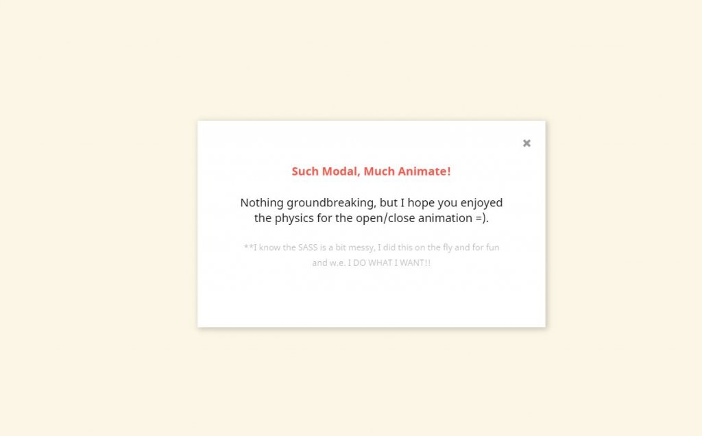 30 Modal Window Javascript Design Example Onaircode