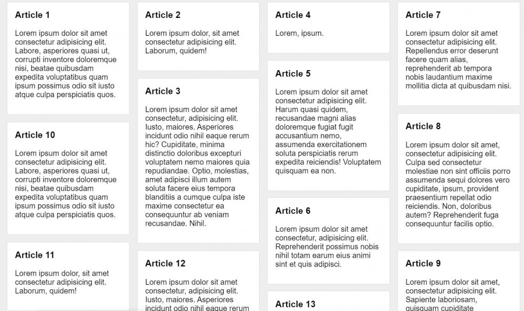 30 Javascript Masonry Layout Design Examples Onaircode