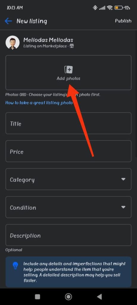 How To Add Photos To Facebook Marketplace Listing
