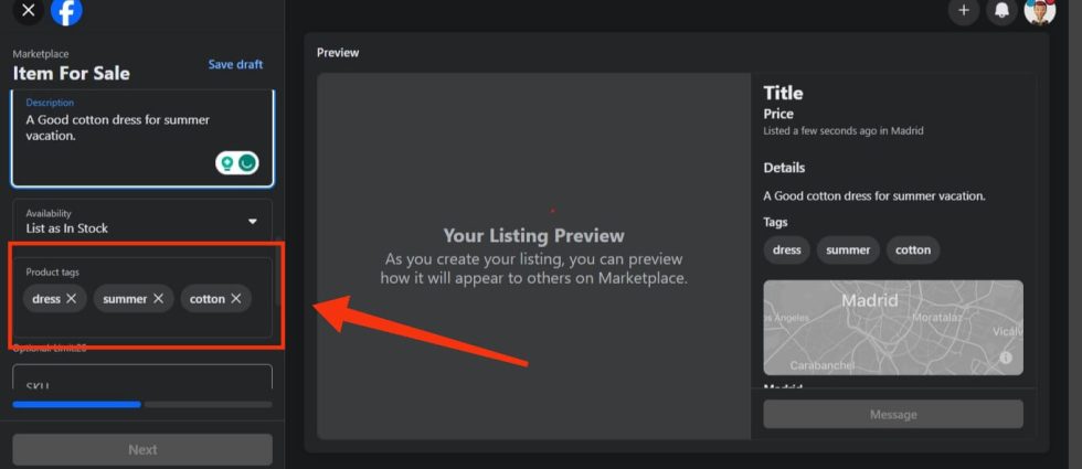 How To Add Tags On Facebook Marketplace - OnAirCode