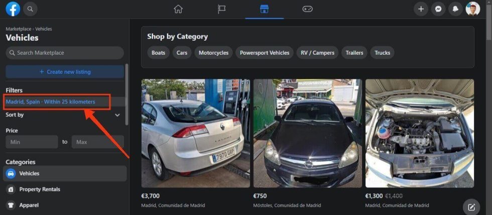 Find Sale Items On Facebook Marketplace Near You